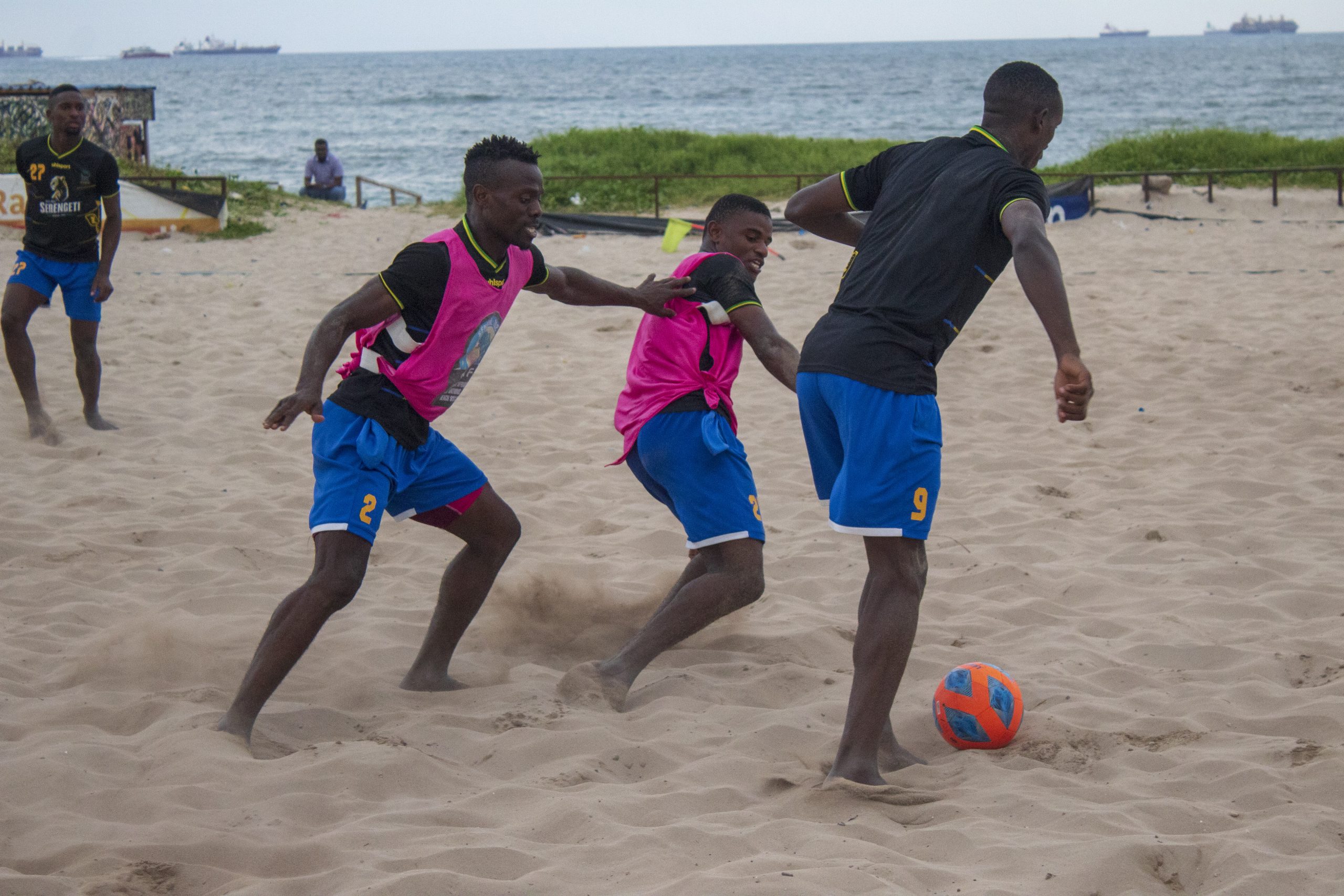 Tanzania Beach Soccer team trains at Coco Beach - Tanzania Olympic ...